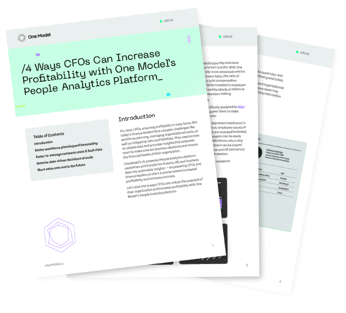 People Analytics Case Studies | Why One Model