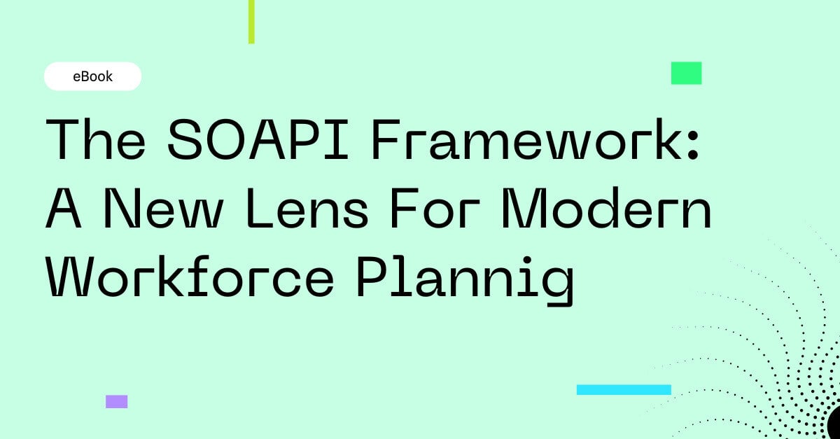 The SOAPI Framework Workforce Planning eBook | One Model